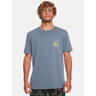 Quiksilver T-Shirt Cleancircle Tees EQYZT07491 Blau Regular Fit