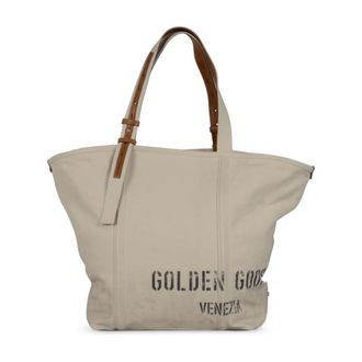 Golden Goose 24.7 Canvas Tote Bag - - Bags - Damen - Beige - ONE SIZE