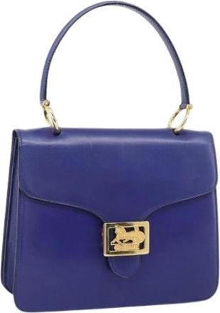 Celine Sac &agrave; main vintage Pre-owned - Femme - Pre-owned - Bleu - Taille: ONE Size