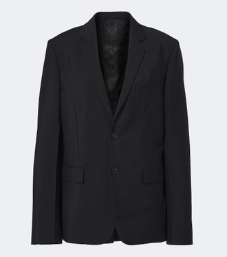 Fendi Blazer aus Mohair und Wolle