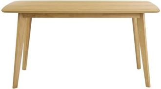 Miliboo Table &agrave; Manger rectangulaire scandinave Bois Clair ch&ecirc;ne L150 cm Leena