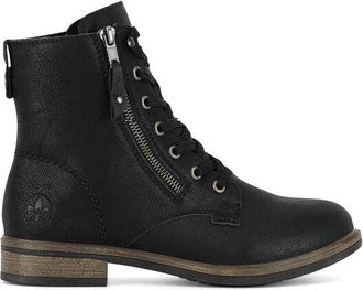 Rieker Schnürschuhe 72221-00 Schwarz