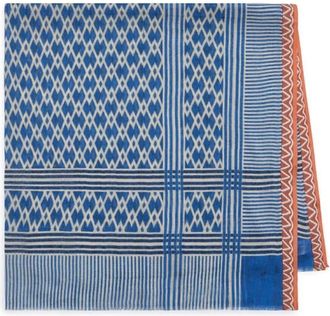 Maliparmi Maliparmi, Femme, Accessoires, Bleu, Taille: ONE Size Collection Print Scarf 90x90