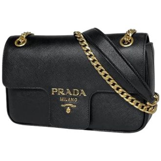 Prada Pre-owned Vintage Schultertasche - - Pre-owned - Damen - Schwarzk - ONE SIZE