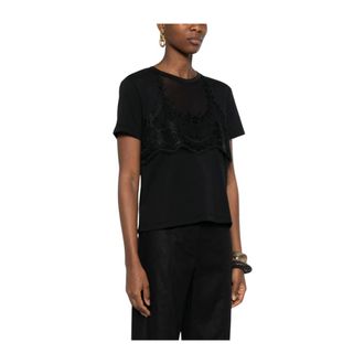 Twinset Femme, Tops, Noir, Taille: 42 FR T-Chemises et Polos