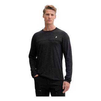 Peak Performance Trail Wollmischung Langarmshirt - - Sport - Herren - Schwarzk - M
