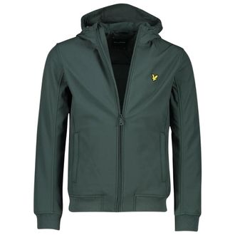 Lyle & Scott Softshelljacke Mit Gr&uuml;nem Fleece-innenfutter