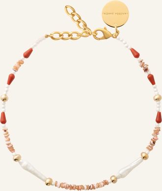 Vanessa Baroni Vanessa Baroni Halsketten Shore Necklace Red By Glambou gold
