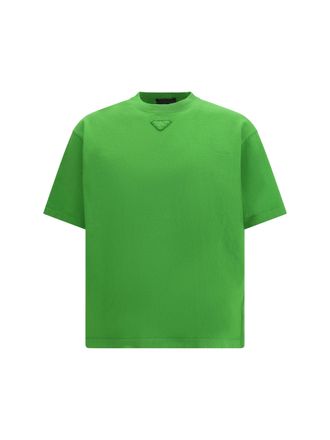 Prada Cotton T-Shirt - Green