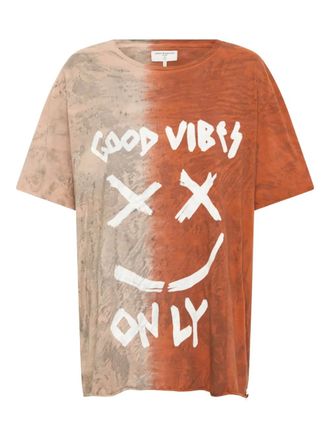 One Teaspoon t-shirt imprim&eacute; - Marron