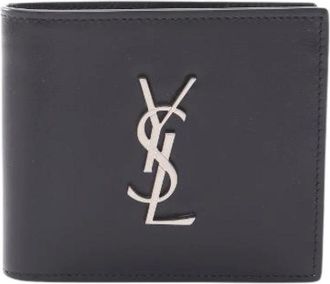 Saint Laurent Pre-owned East West Cassandra Leather Wallet - Femme - Pre-owned - Noir - Taille: ONE Size