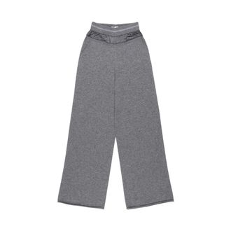 Nenette Femme, Pantalons, Gris, Taille: 38 FR Wide Pantalons