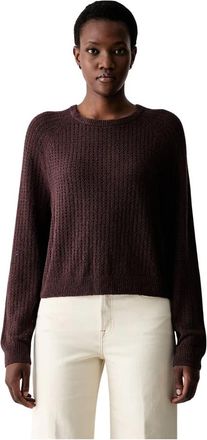 Marc O'Polo Rundhals-Strickware - - Knitwear - Damen - Braun - L
