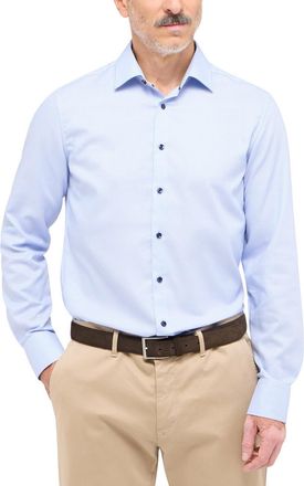 Eterna Herren Baumwollhemd Slim FIT 1/1 hellblau 39_H_1/1