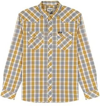 Wrangler T- Shirt Western Jaune, L Homme