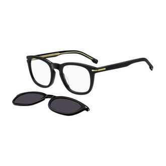 HUGO BOSS Homme, Accessoires, Noir, Taille: 51 MM 1725/G/Cs 807(M9) Monture optique avec clip solaire