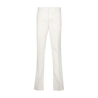 Boglioli Wei&szlig;e Baumwollhose Eleganter Vielseitiger Stil - - Trousers - Herren - Wei&szlig; - XL