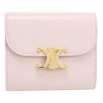 Celine Portefeuille Tri-fold Vintage doccasion - Femme - Pre-owned - Rose - Taille: ONE Size