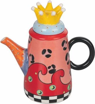 Villa D'Este Home Tivoli Ölkanne aus Porzellan, 270 ml, Neo-Pop-Stil, Madness