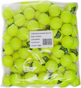 Babolat 512007 Gold Academy Bag X 72 Balltasche, Erwachsene Unisex, Jaune (Schwarz), Einheitsgröße