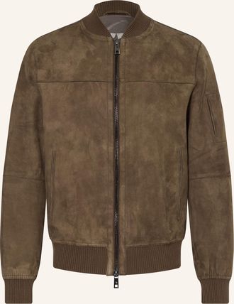 Milestone Lederjacke Msjoshua gruen
