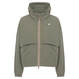 K-Way Wasserdichte Jacke - - Jackets - Damen - Gr&uuml;n - L