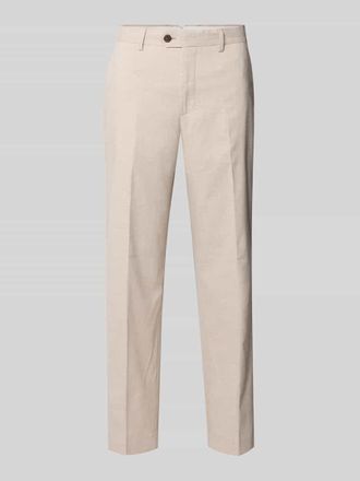 Selected Regular Fit Anzughose mit Leinen-Anteil Modell STYLE.MAINE