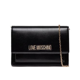 Love Moschino Abendliche Clutch mit Kettenriemen - - Bags - Damen - Schwarzk - ONE SIZE