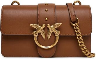 Pinko Handtasche Love One Mini ST.CL Al 25-26 PLTT 105856 A0F1 Braun