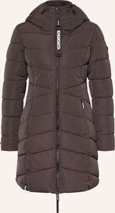 Khujo Khujo Steppmantel Dier Mit Abnehmbarer Blende braun