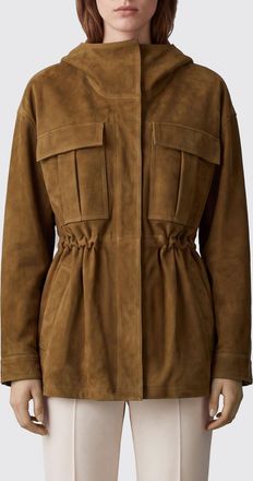 R&oacute;he Veste &agrave; capuche en cuir su&eacute;d&eacute;