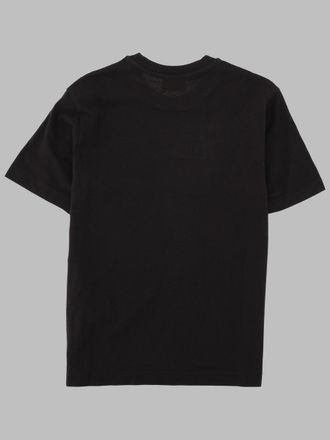 Diesel Frayed Logo Cotton T-Shirt - Black