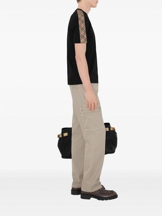 Burberry Equestrian Knight Motif T-Shirt - Black