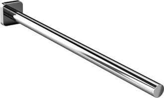Emco Trend Handtuchhalter chrom, Handtuchstange 1-armig, starr, zur Wandmontage, Länge 410 mm - 25000141, Grau