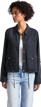 Street One Damen 2115522 Leichte Strukturjacke, Deepwater Blue, 36