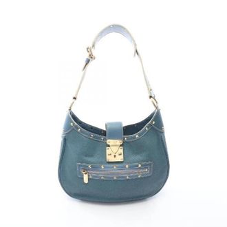 Louis Vuitton Pre-owned LAfricaine Suhali Leder Schultertasche - - Pre-owned - Damen - Blau - ONE SIZE