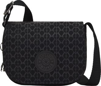 Kipling Loreen Mini Signature Damen Schwarz Umh&auml;ngetasche