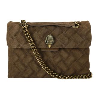 Kurt Geiger Sac bandouli&egrave;re Kensington - Femme - Sacs - Brun - Taille: ONE Size