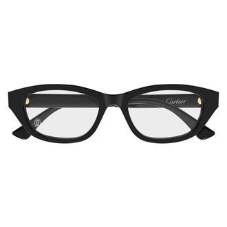 Cartier Cat-eye-Brille - - Accessories - Damen - Schwarzk - 54 MM