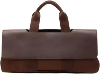 Herm&egrave;s Pre-owned Valparaiso Long MM - Femme - Pre-owned - Brun - Taille: ONE Size