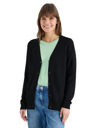 Cecil Basic Cardigan Black XL