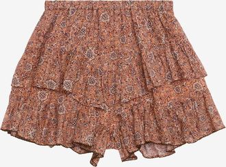 Isabel Marant Short Jocadia - Femme - Orange - Taille 34 - Marant Étoile