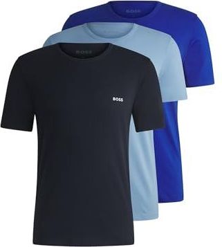 BOSS Hommes TShirtRN 3P Classic Lot de Trois t-Shirts en Coton avec Logo brodé