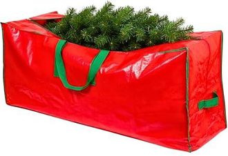 Shatchi Weihnachts-Aufbewahrungsbeh&auml;lter f&uuml;r bis zu 2,7 m, zerlegter k&uuml;nstlicher Weihnachtsbaum, langlebiges wasserdichtes Material, mit Rei&szlig;verschluss und Tr