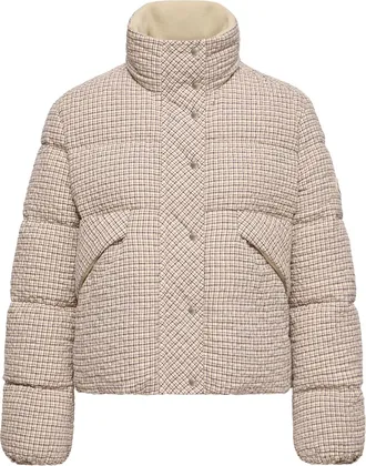 Moncler Moncler Doudoune Courte Cloante, Femme, Beige, Taille: 00