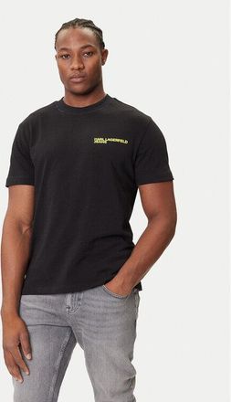 Karl Lagerfeld T-Shirt A3M17027 Schwarz Relaxed Fit