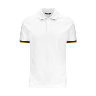 K-Way Polo Vincent - - Tops - Herren - Wei&szlig; - 3XL