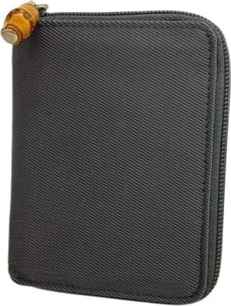 Gucci unisex, Pre-owned, Gris, Taille: ONE Size Portefeuille en nylon Pre-owned