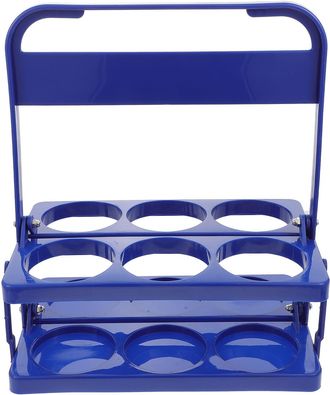 BESPORTBLE Handlicher Faltbarer Bierflaschenkorb aus Robustem Kunststoff Tragbarer Bierhalter f&uuml;r Partys und Grillabende