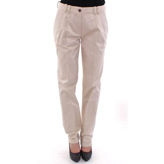 Dolce & Gabbana Femme, Pantalons, Beige, Taille: 38 FR Pantalon &Eacute;l&eacute;gant Beige Coupe R&eacute;guli&egrave;re